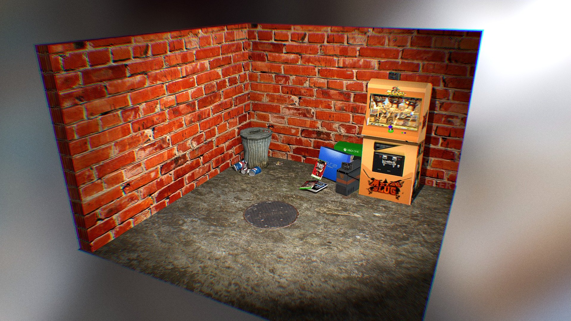 Arcade Zone - 3D model by juanleyte [4891d99] - Sketchfab