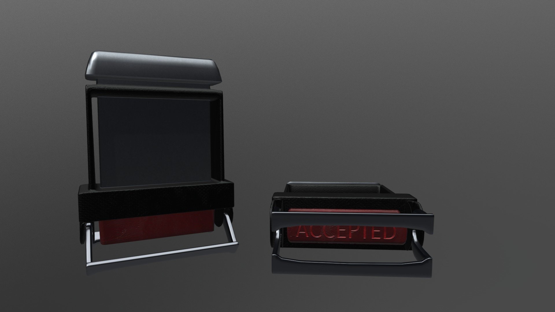 Approved and Disapproved Stamps - 3D model by abdillaamy [4893e00 ...