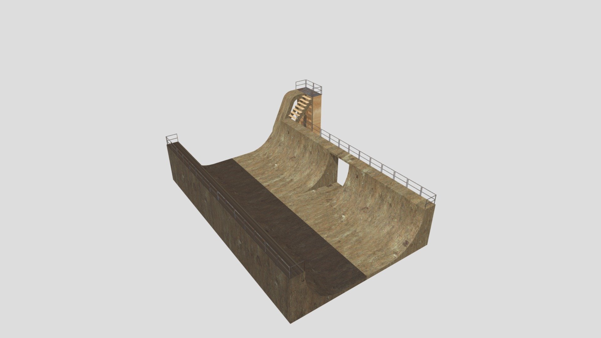 FINAL HALFPIPE - 3D model by JorgeB [489463d] - Sketchfab
