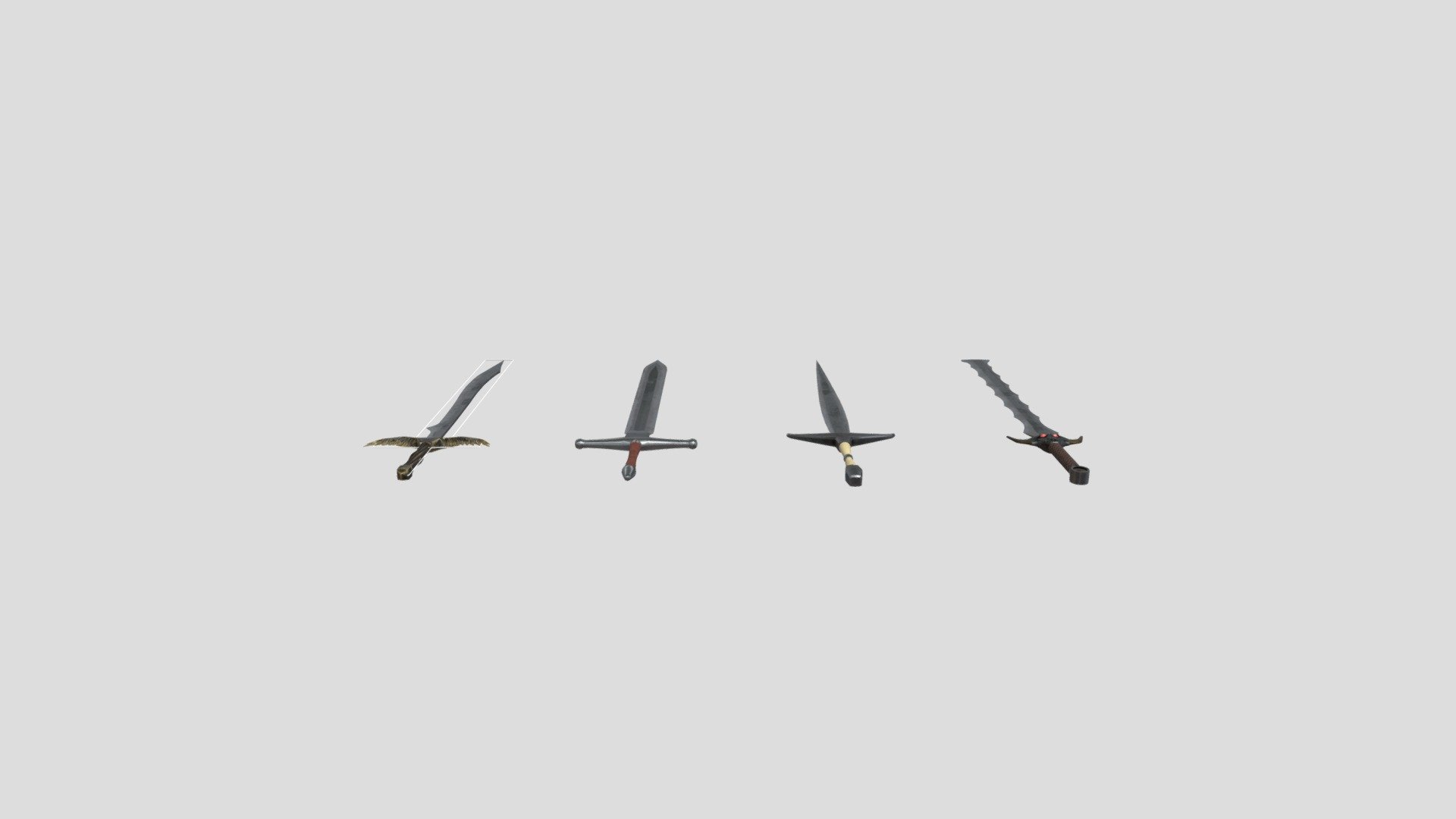 Modular sword assetpack - Download Free 3D model by DennisPerSecond ...