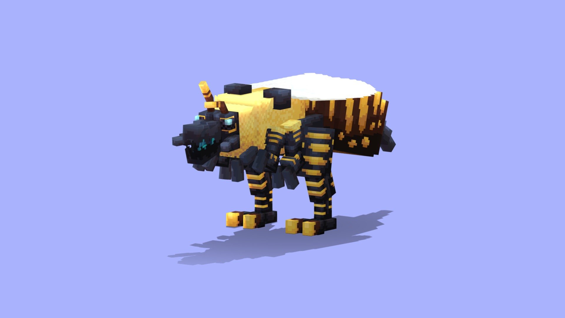Bee Dragon (Blockbench) - 3D model by You (@Scalbylossus) [489779f ...