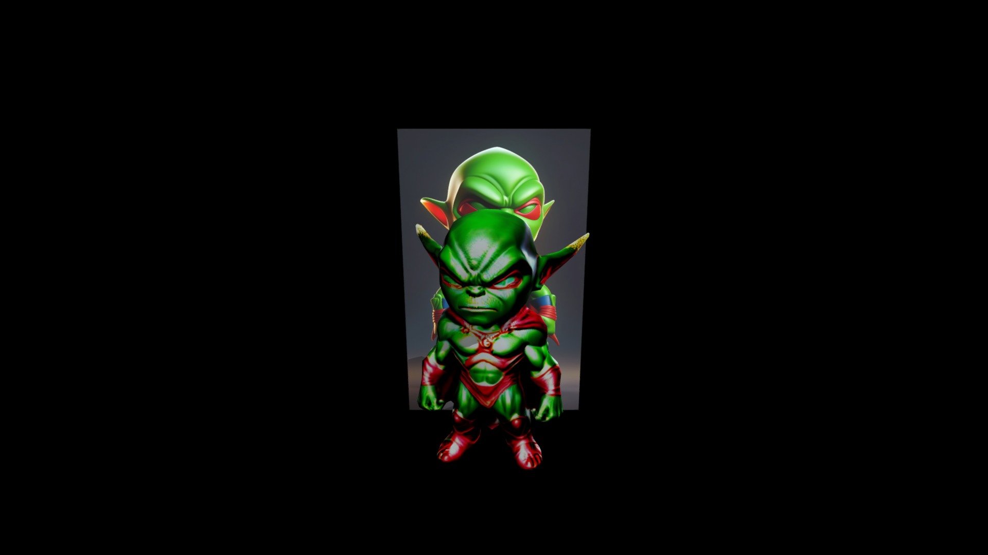 The image is a cartoon action figure of a super - Download Free 3D ...