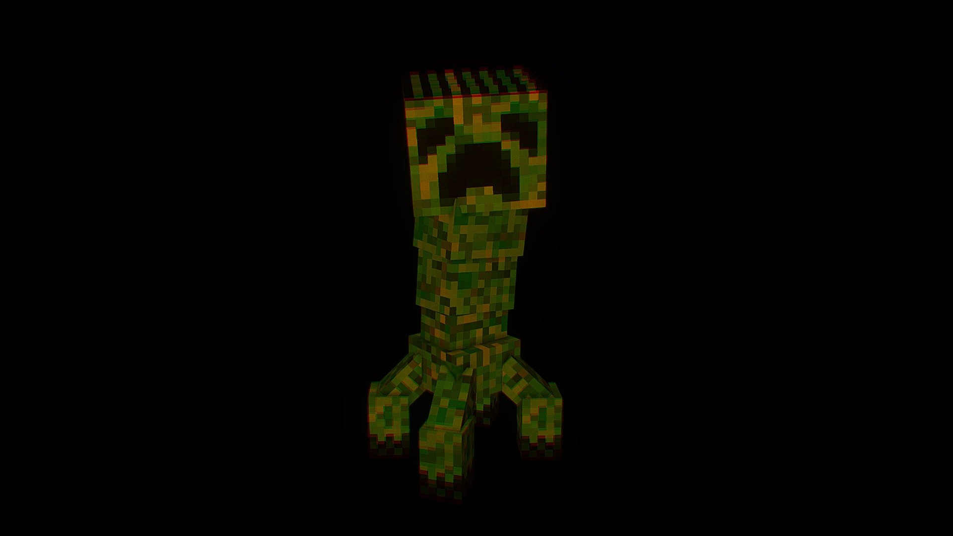 Goofy Looking Creeper - 3D model by Karicopper [4899278] - Sketchfab