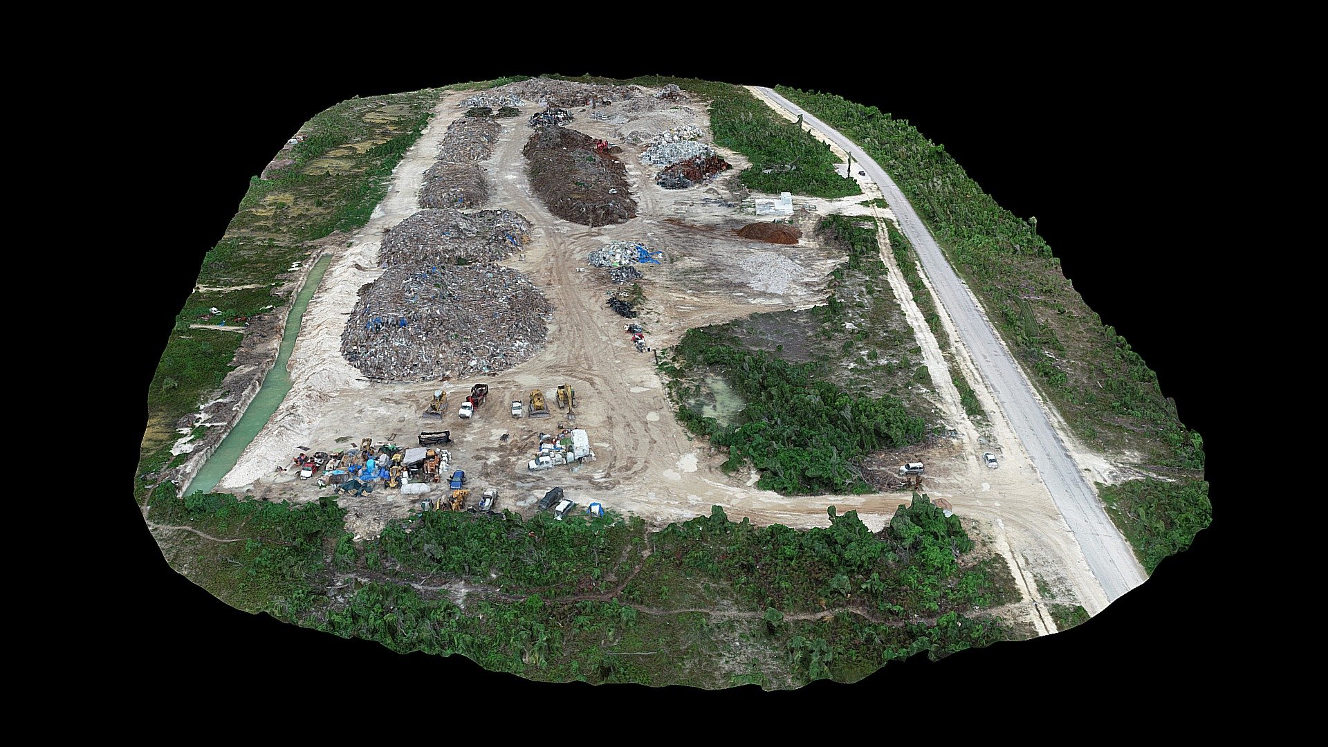 Treasure Cay Landfill Site_simplified_3d_mesh - 3D model by Flyytec ...
