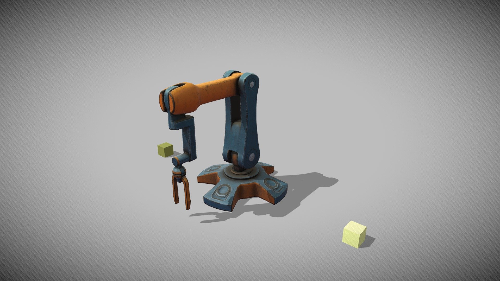 Robot Arm-Strong | 3D Animation - 3D model by LoganPomper [489a0e8 ...