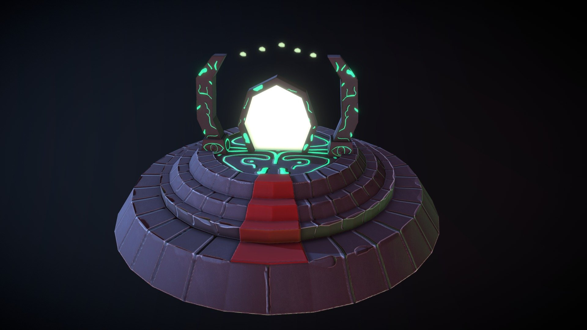 Stylized Teleport Model - Download Free 3D model by Yalçın Taban ...