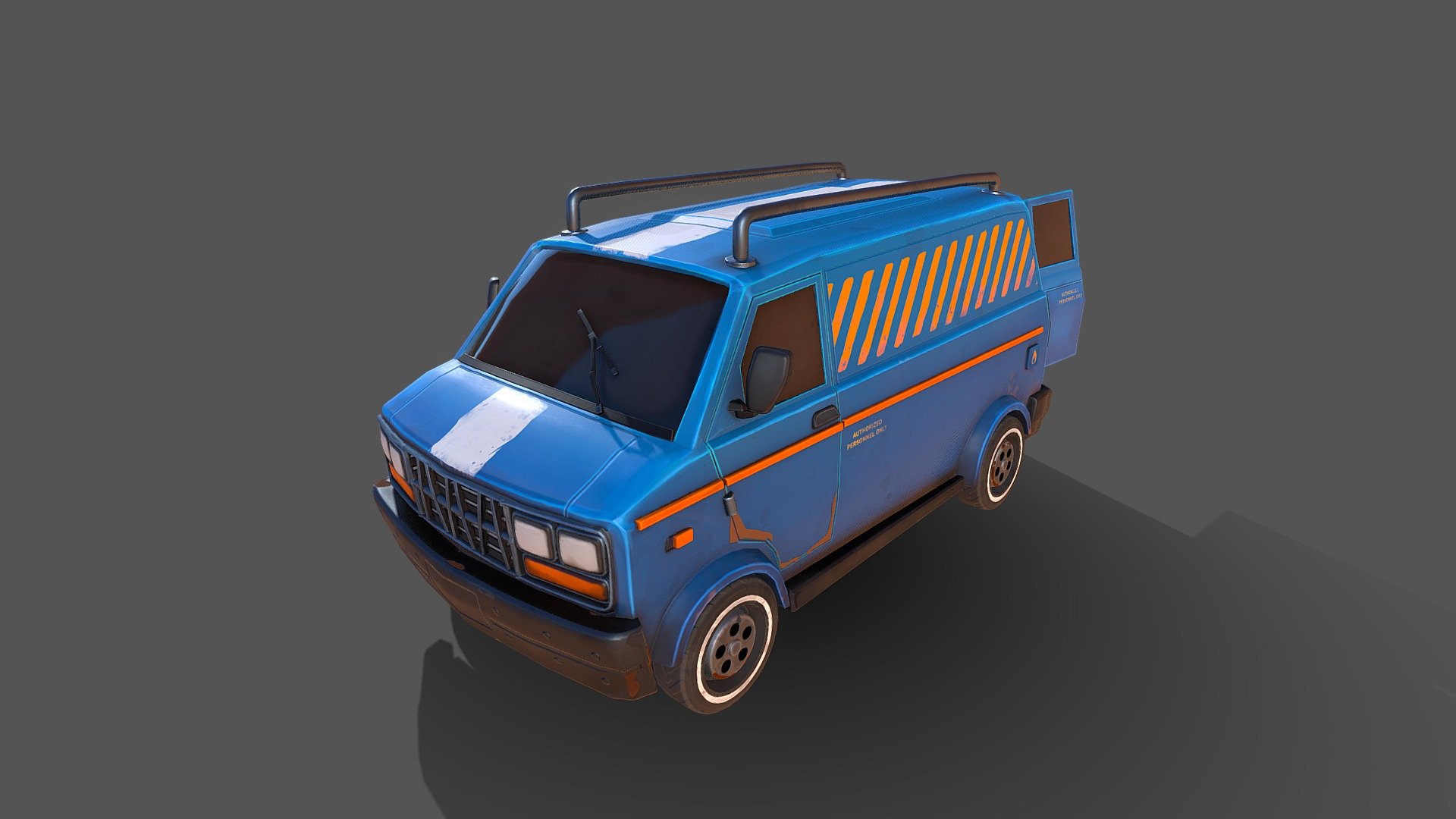 Stylized Blue Van - Buy Royalty Free 3D model by Polygrade3D [489ba41 ...