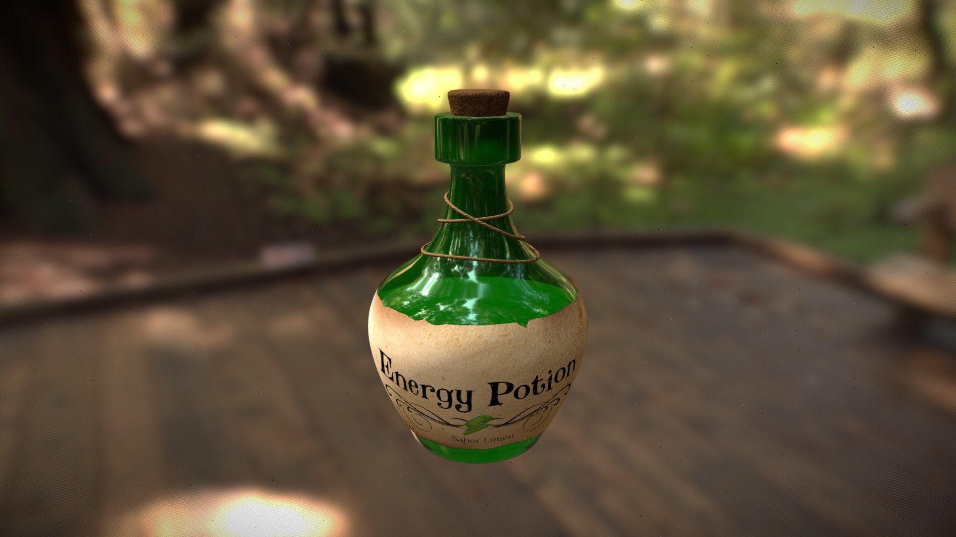 Juice Potion - Energy - 3D model by karlaga [489baba] - Sketchfab