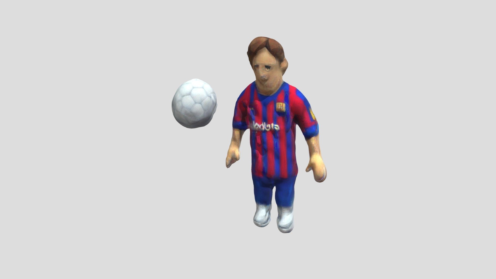 Messi low poly2 - Download Free 3D model by arow102 [489dc0d] - Sketchfab