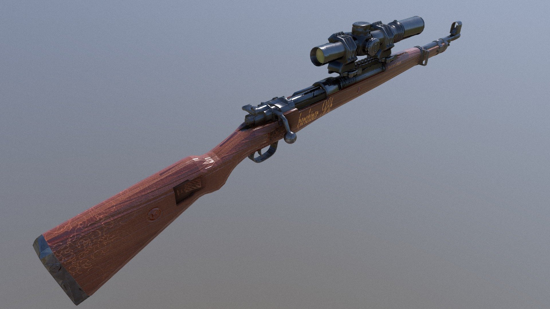Kar 98 Collector's Model - Buy Royalty Free 3D model by João Miranda ...