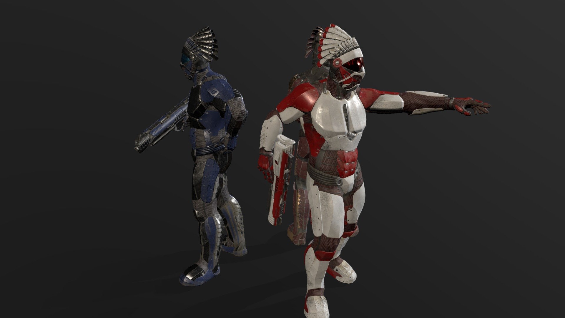Sci-fi soldier - Buy Royalty Free 3D model by RightEye (@RightOrb ...