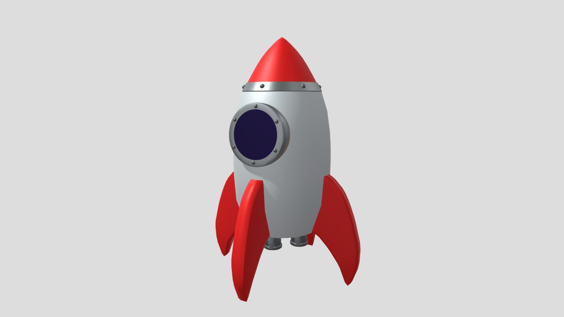 Toy Rocket - Download Free 3D model by Kroko.blend (@jaromir.ternavskiy ...