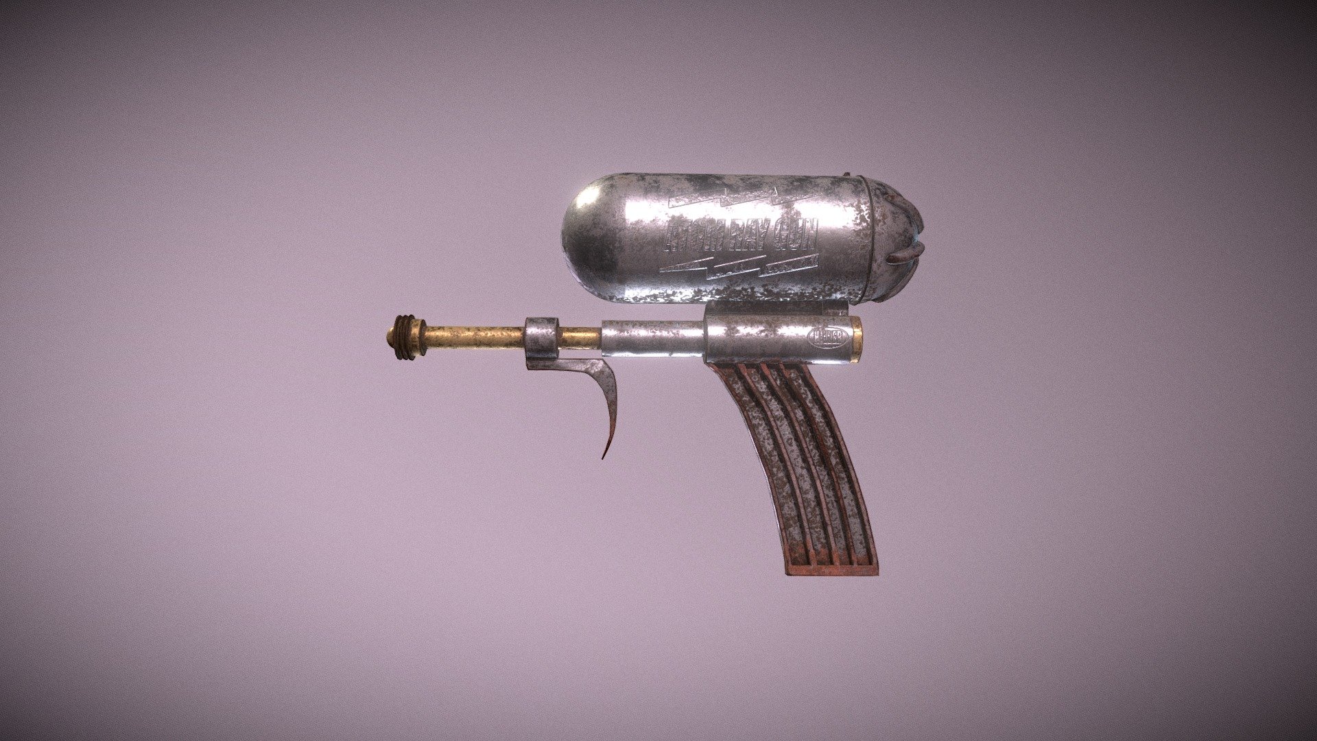 Atom Ray Gun - Download Free 3D model by SethPerkins [48a5a92] - Sketchfab