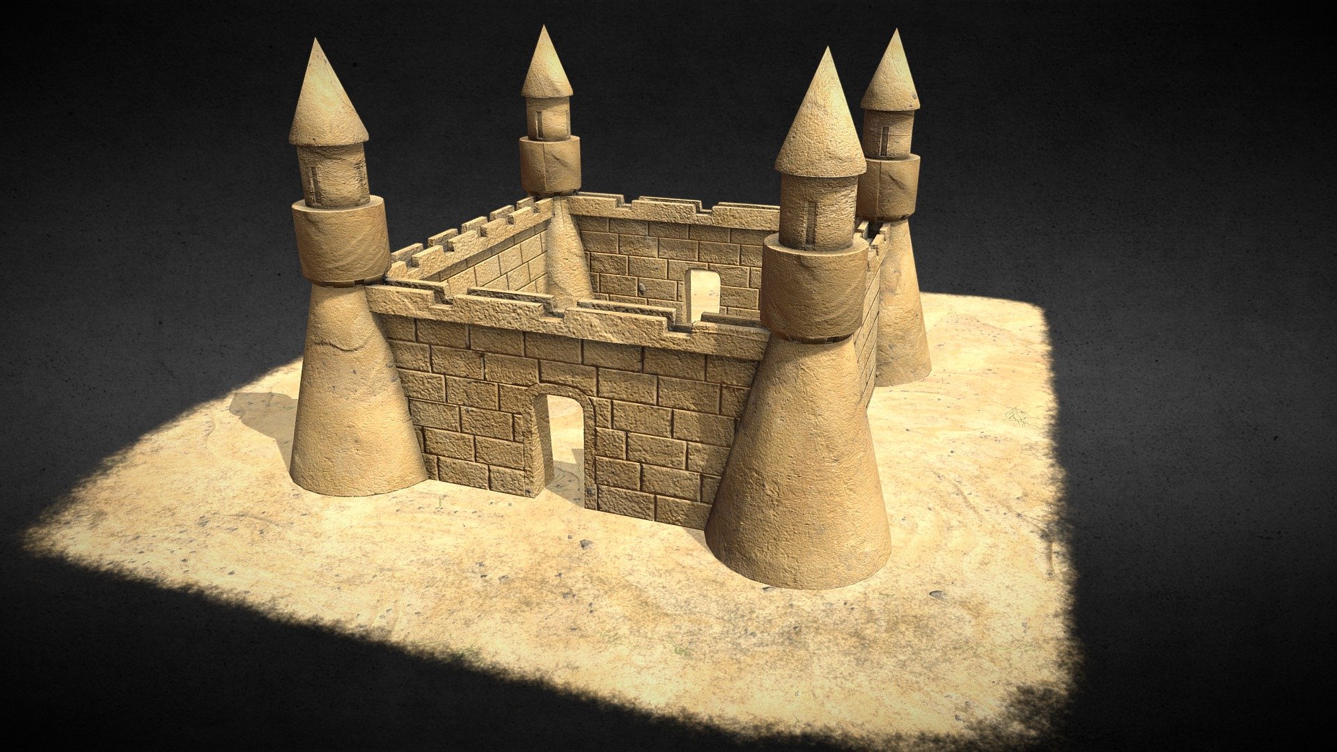 Sand Castle - Buy Royalty Free 3D model by XperienciaVirtual [48a6127 ...