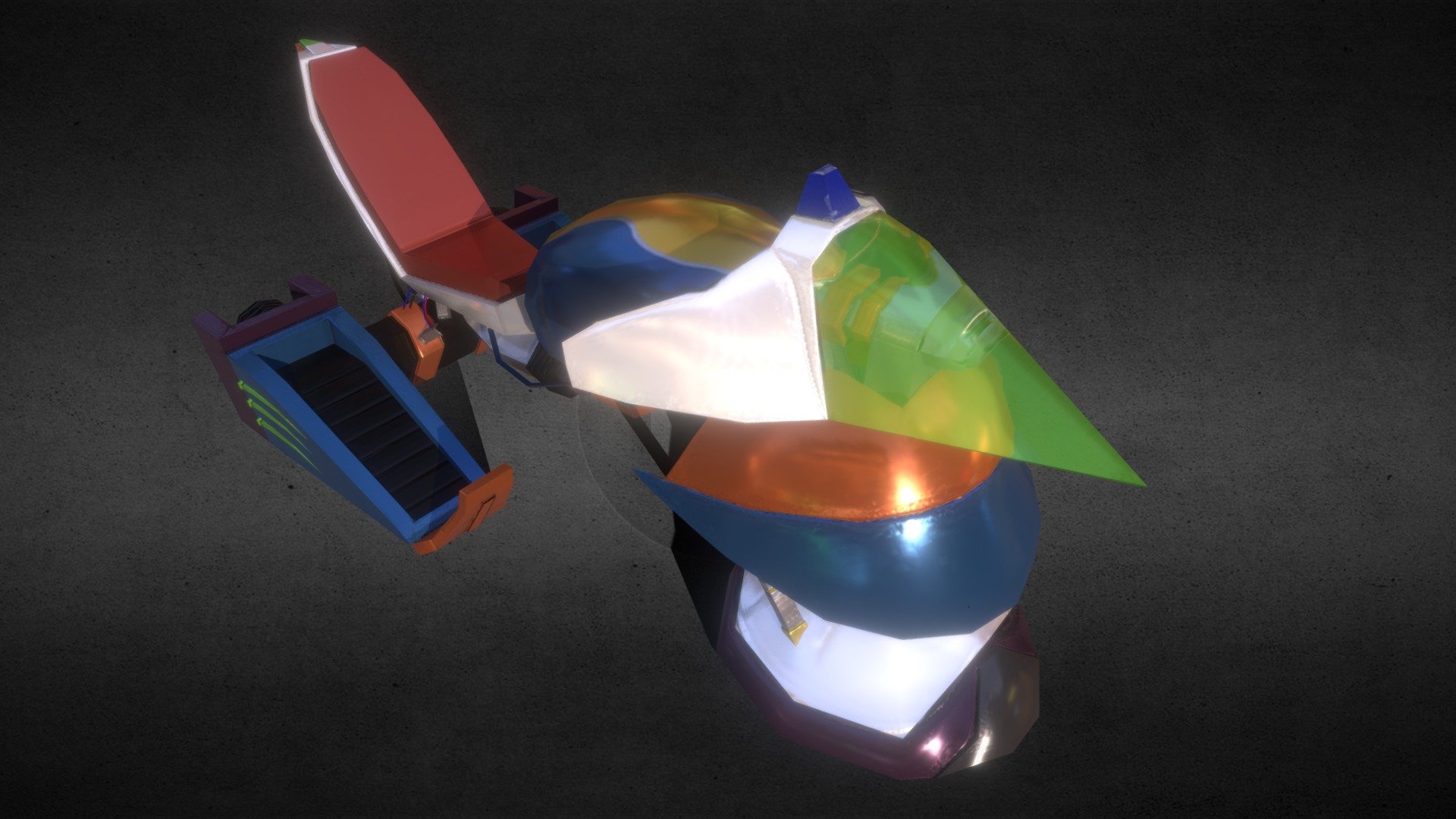 Ride Chaser - Mega Man - LOW POLY - 3D model by skipcode [48a728c ...