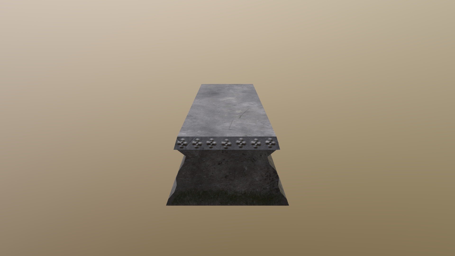 Roman Stone Bench - 3D model by CameronMunro [48a87d4] - Sketchfab