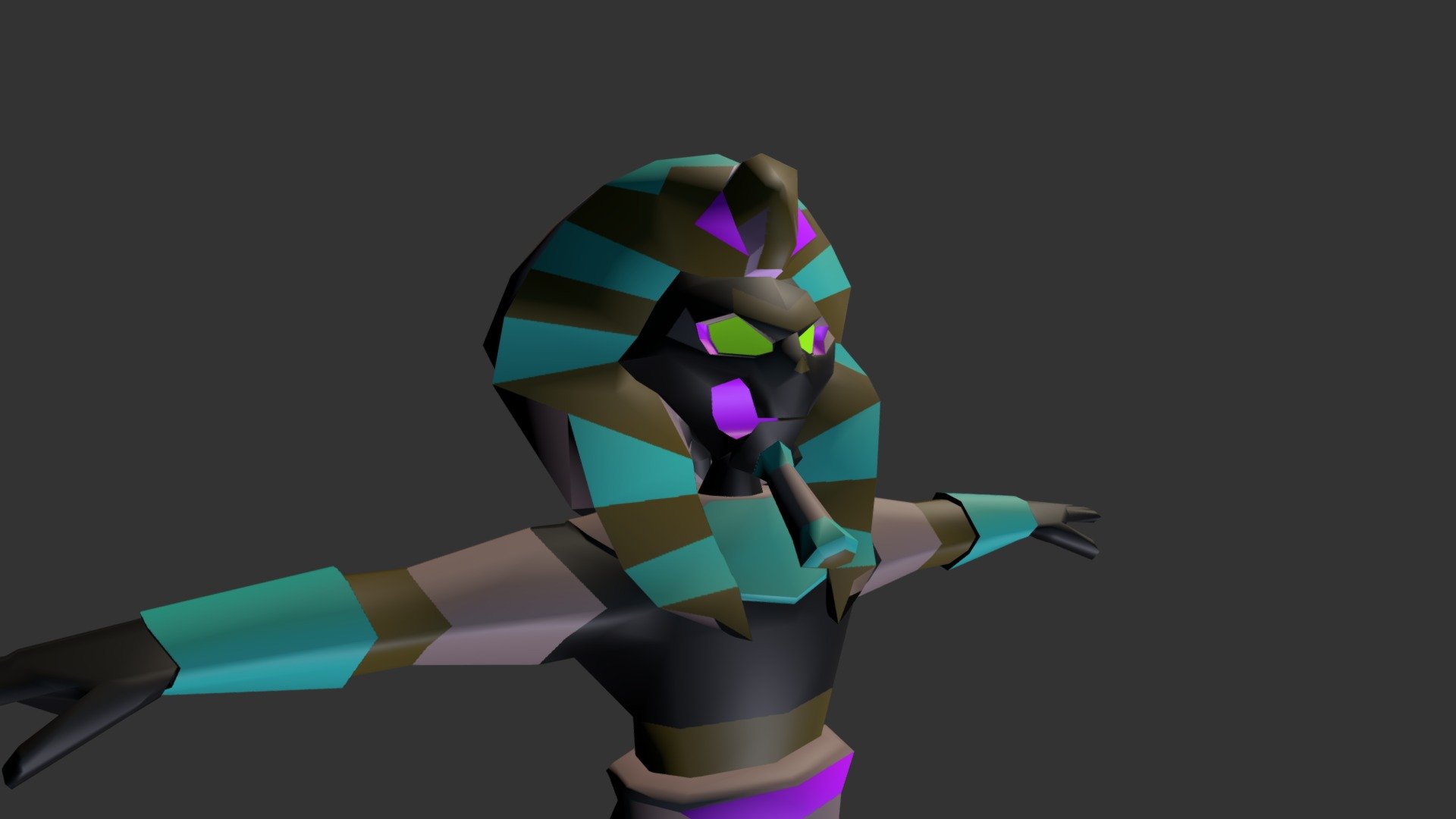 Dark Pharaoh (ETC) - 3D model by Cattymadi (@Cattynadi) [48a9bdf ...