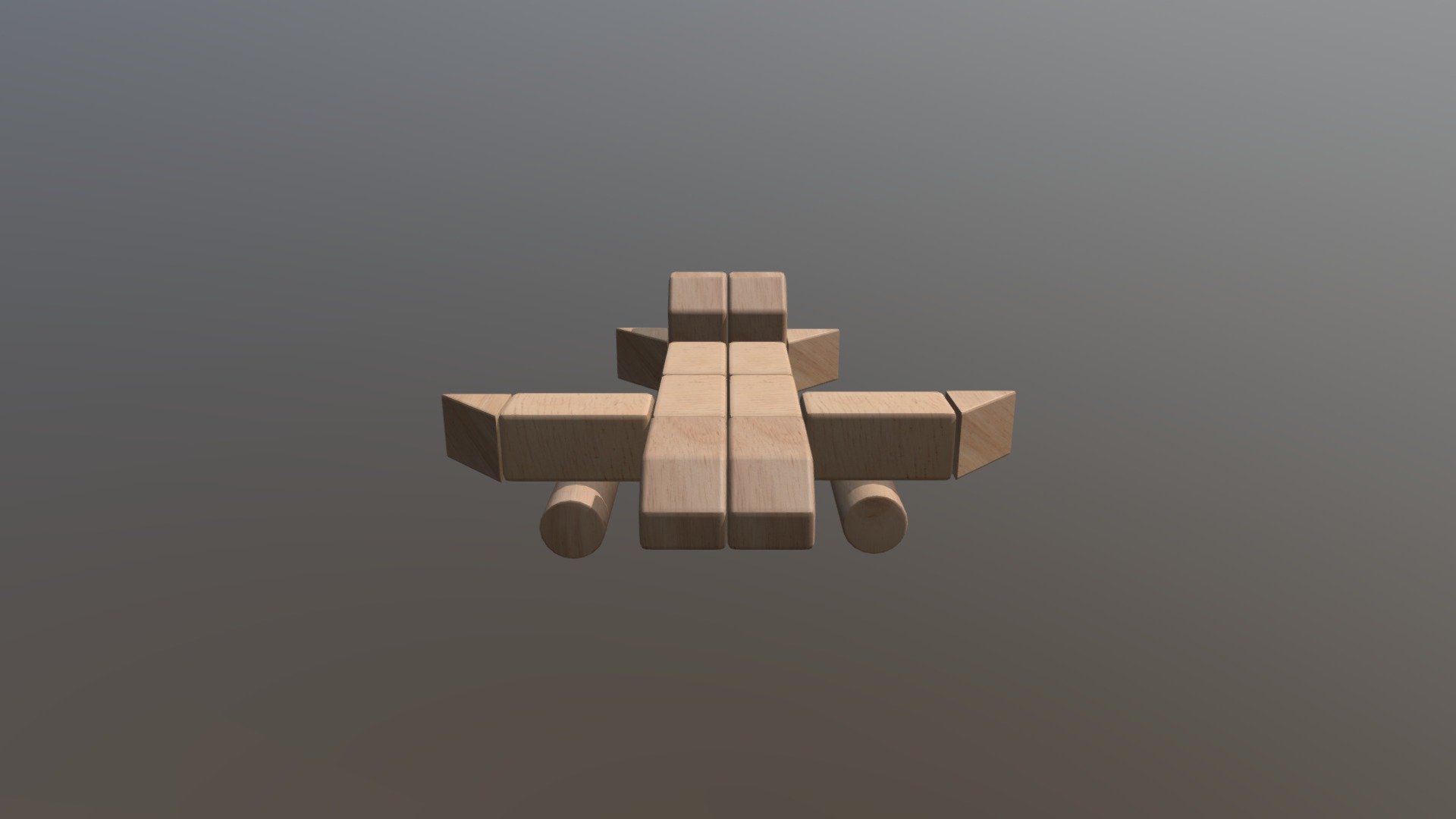 Blocks Plane - 3D model by austinhandojo [48aad2c] - Sketchfab