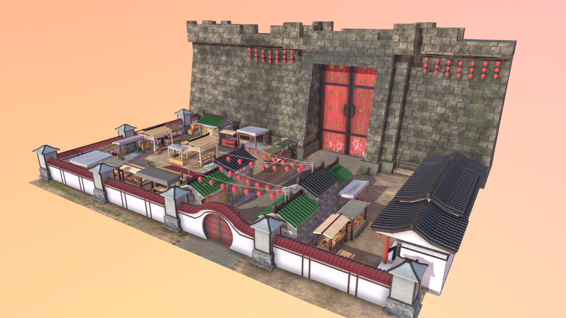 marketplace - 3D model by Samuel Lee (@pickachuattack) [48ab74a ...
