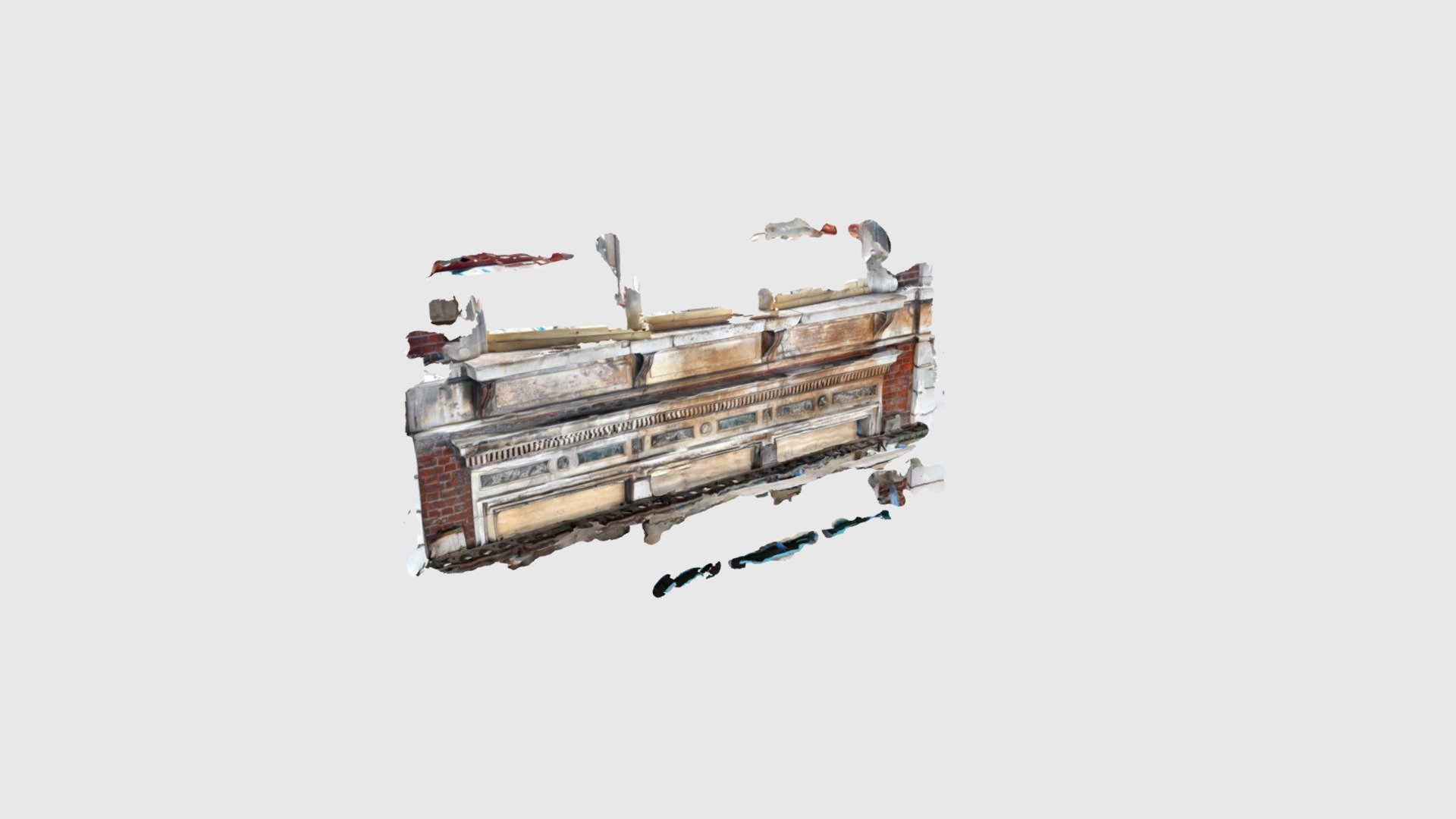 15SS - Second floor middle window head - Download Free 3D model by ...