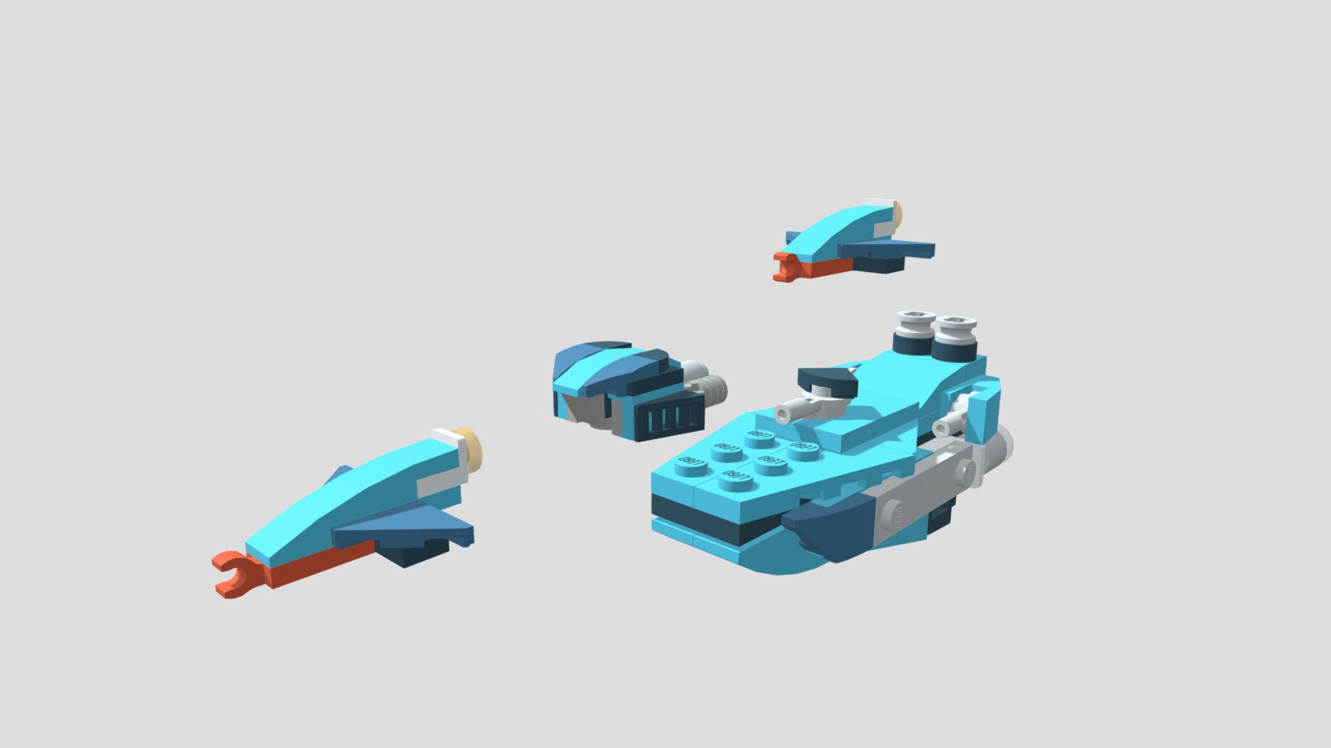 31114 Blue Fleet - 3D model by insane.adj [48ac3a9] - Sketchfab