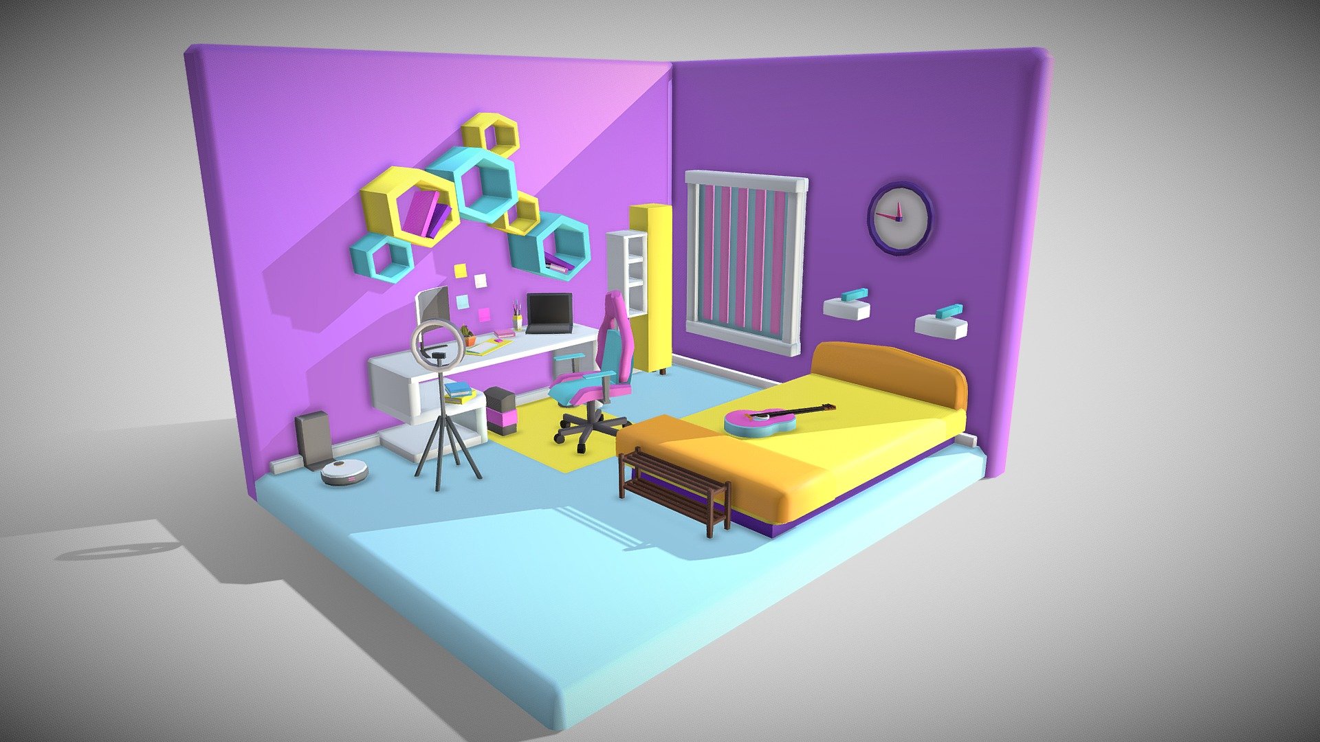 room - 3D model by di_as [48ad23e] - Sketchfab
