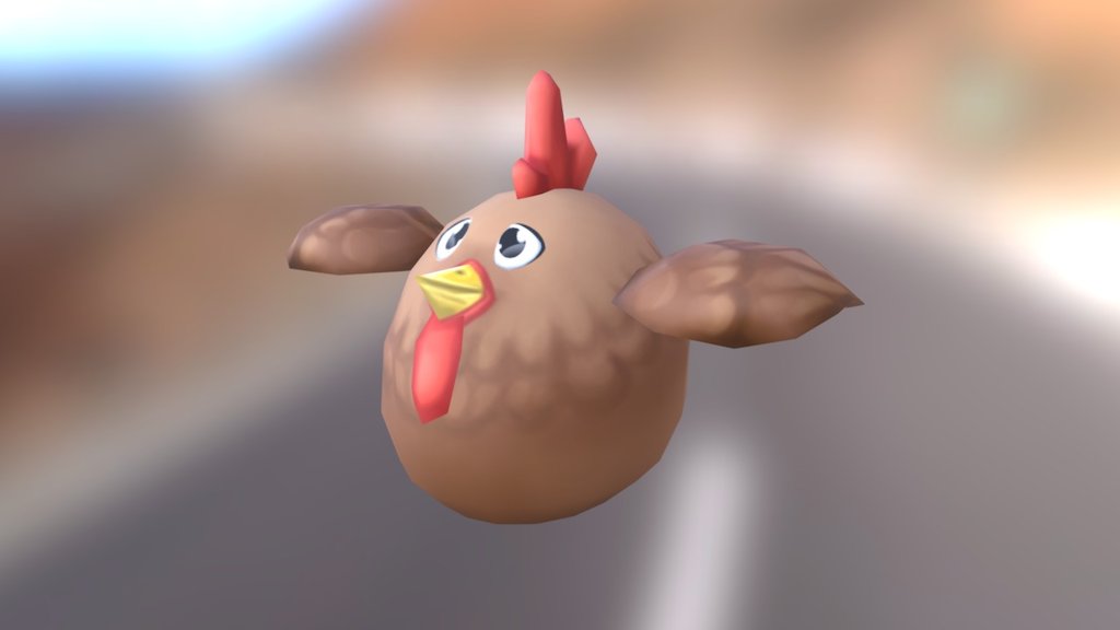 Busy Farm - Hen - 3D model by M. Draeger (@draegerart) [48ad7e8 ...