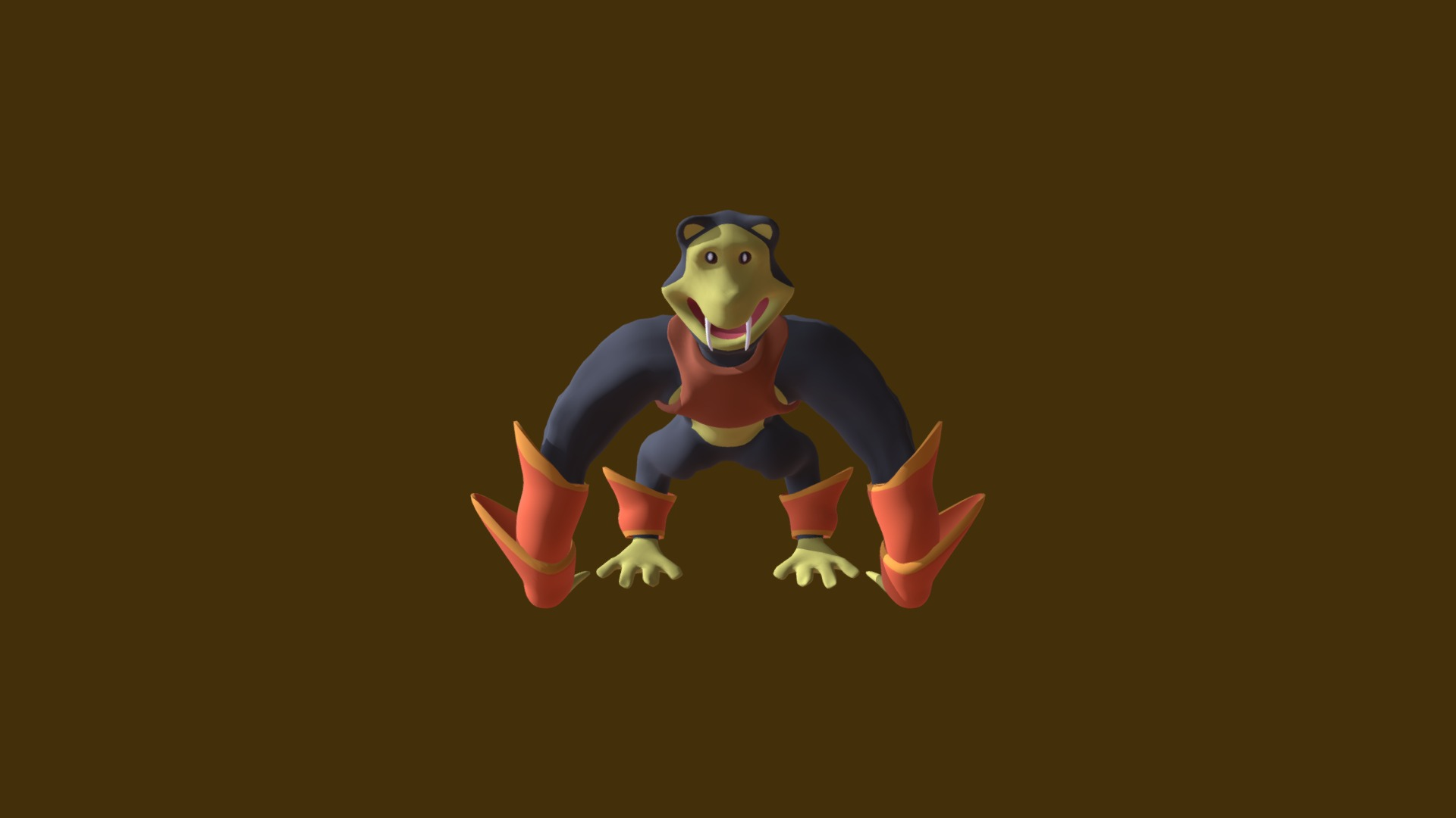 Smily the ape - 3D model by Bluequazer [48aedb9] - Sketchfab