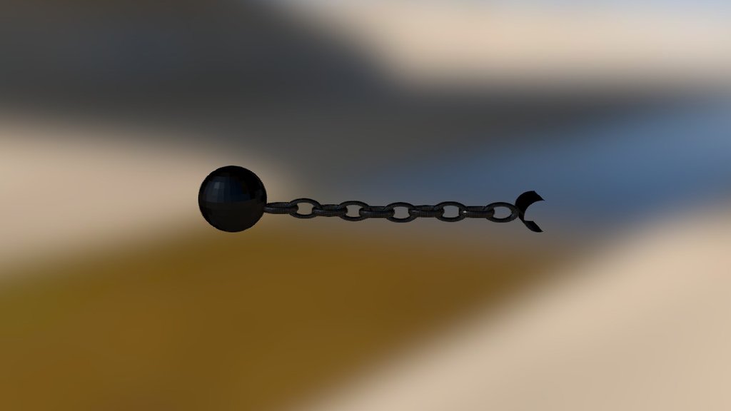 Chain And Ball - 3D model by Lumiarc ein (@eisenval) [48aef6d] - Sketchfab