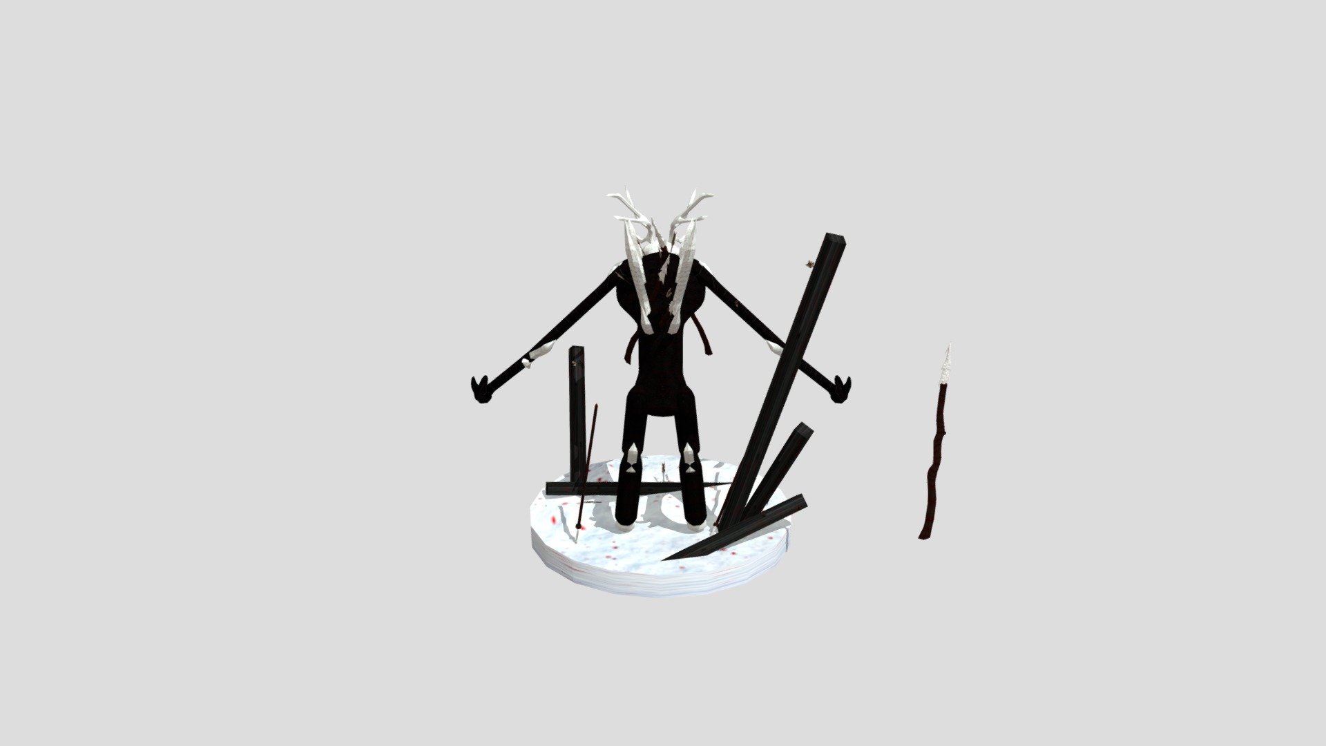 Grimm Wendigo (Project) - 3D model by Ivon_W [48b50db] - Sketchfab
