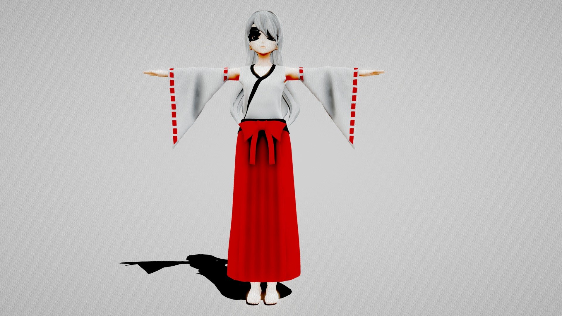 Japan anime girl - 3D model by alice_angel [48b59e9] - Sketchfab