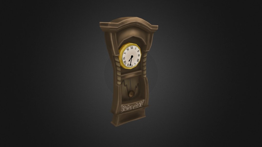Witches room: Clock - 3D model by jimintegrity [48b5a63] - Sketchfab
