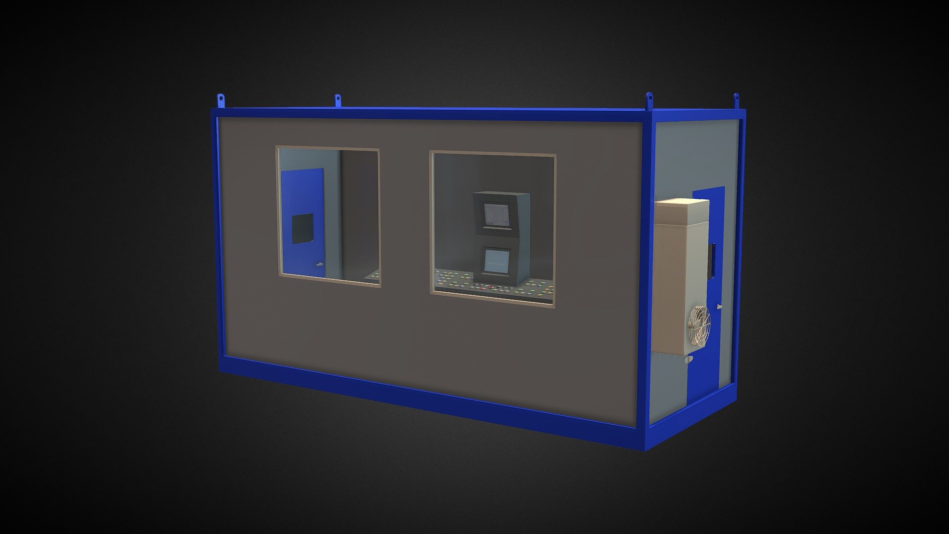 Operator Cabin - 3D model by a_sheffand [48b5b73] - Sketchfab