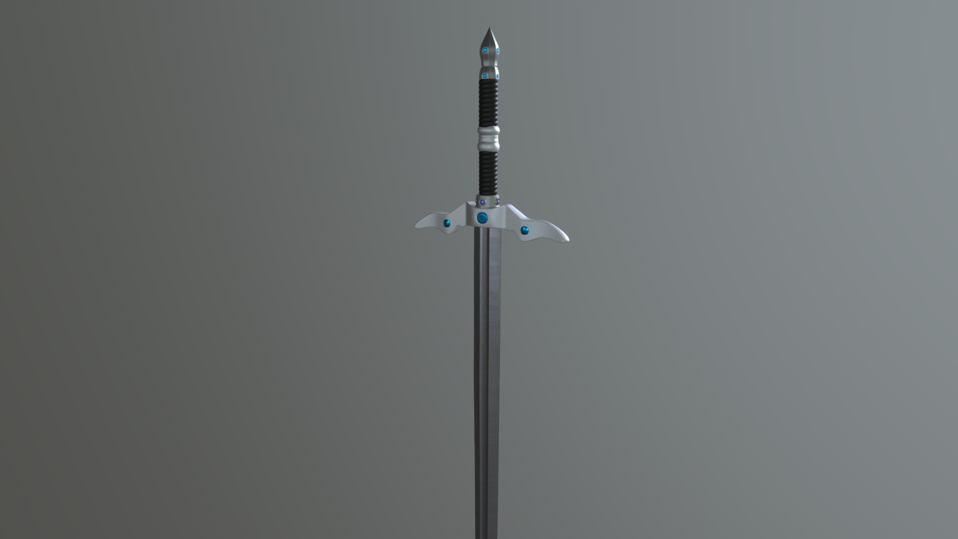 Two-Handed-Combat-Sword (Midnight) - 3D model by PhilipRydberg [48bbc75 ...