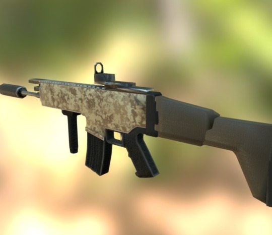FN SCAR - 3D model by Dr Media (@delminquoec78) [48bd27b] - Sketchfab