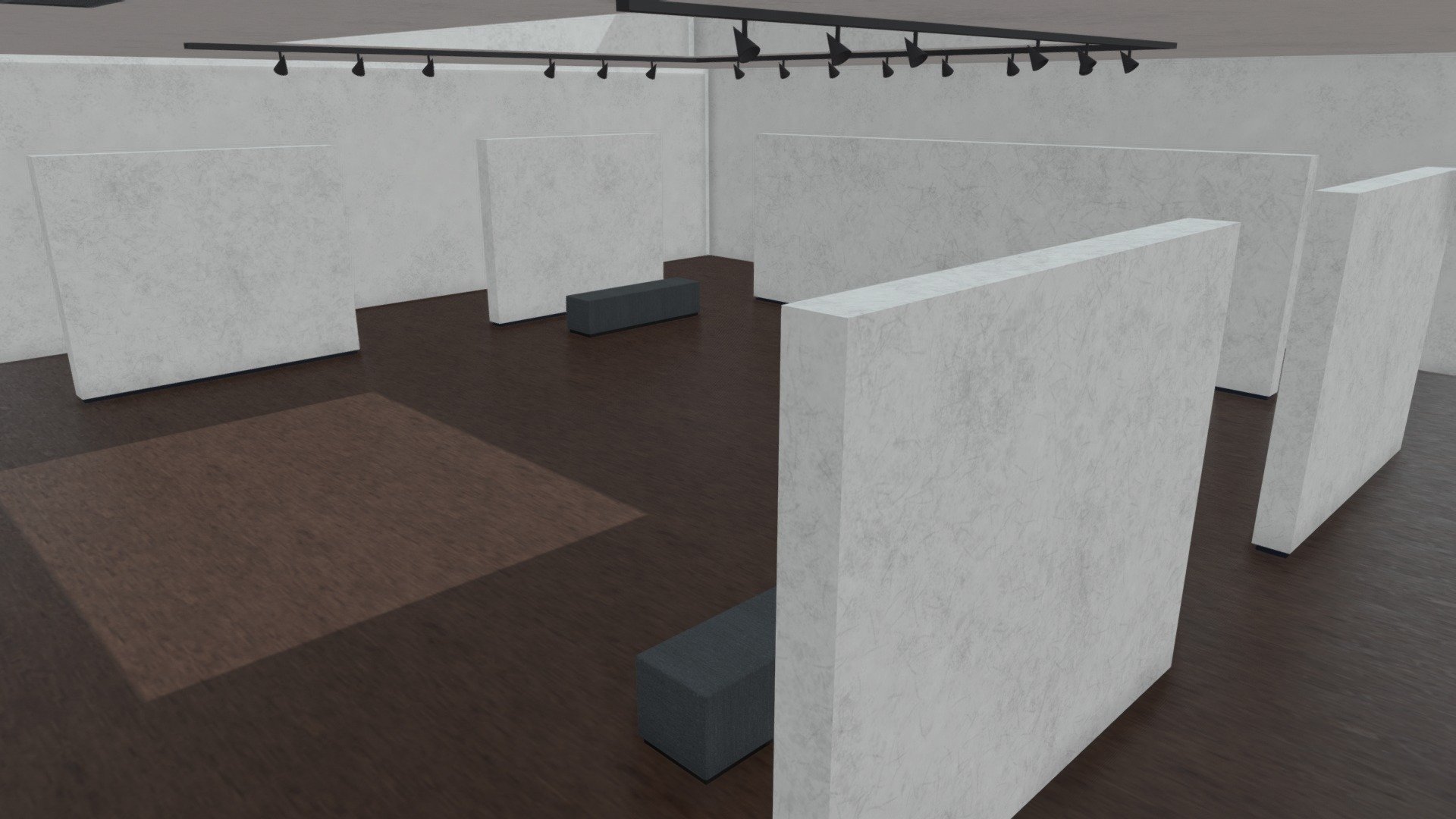 VR Square Gallery - 3D model by bennet.rumboll [48be789] - Sketchfab