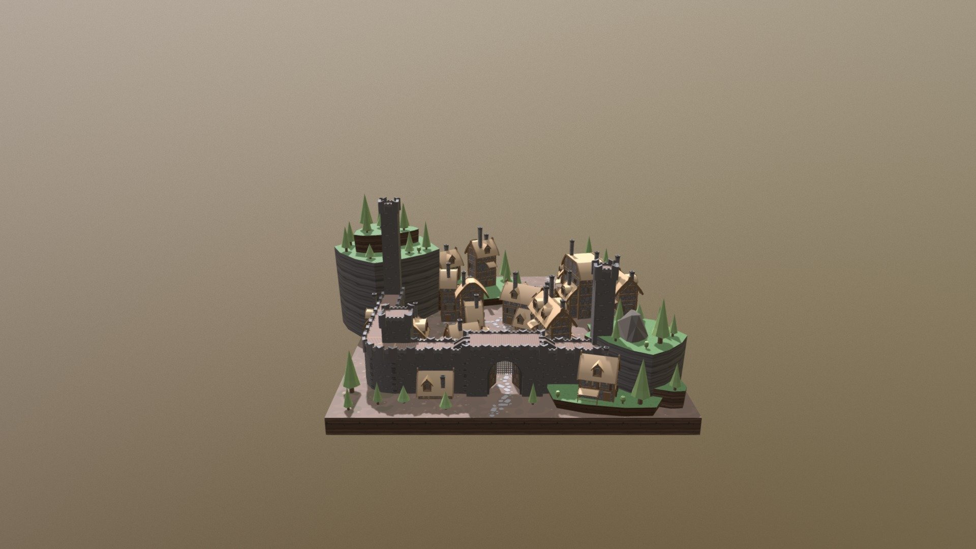 Castle - 3D model by megagamer99 [48be95b] - Sketchfab