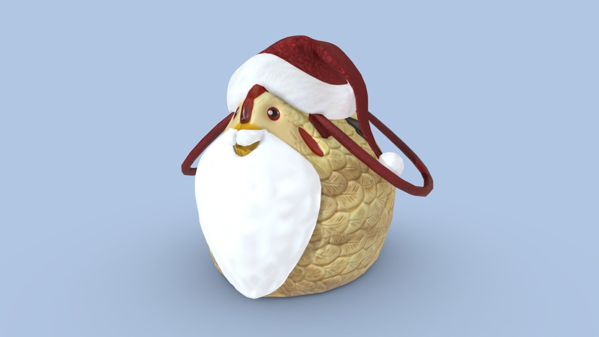 Nuggets The Chicken Purse - Santa Nuggets - 3D model by Frank Rennau ...