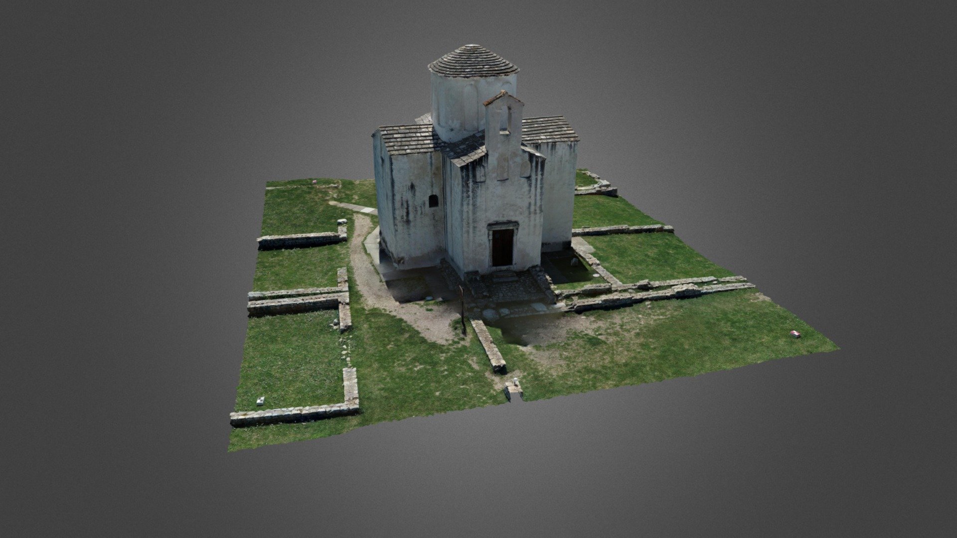 Church of the Holy Cross, Nin, Croatia - Download Free 3D model by ...