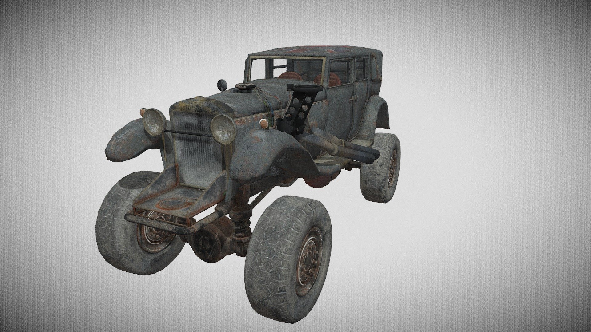 The BigBen huge post-apocalypse monster truck - Download Free 3D model ...