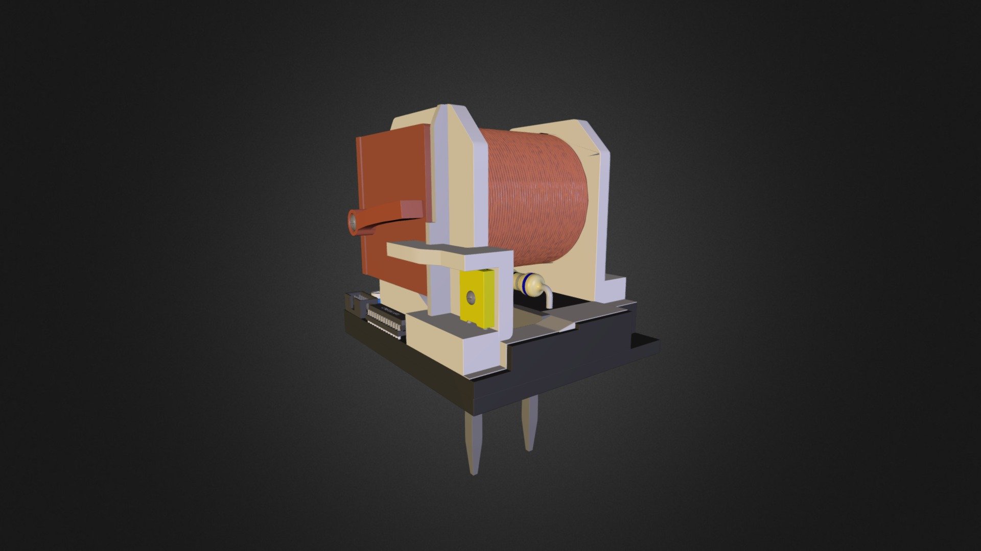 Relay Coil - Download Free 3D model by Yuva (@redronyuva) [48c18b1 ...