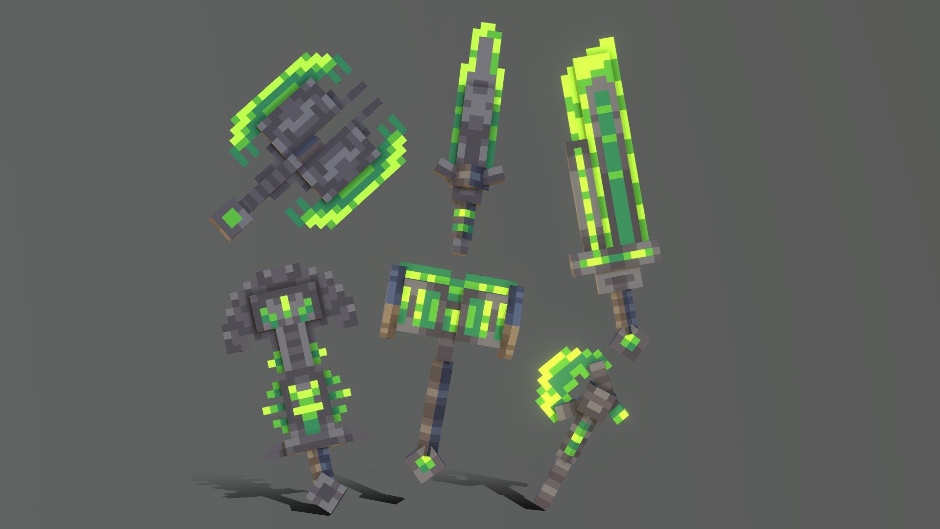 Mid-Evil Weapon (Repositioning for image) - 3D model by Edge (@ItsEdge ...