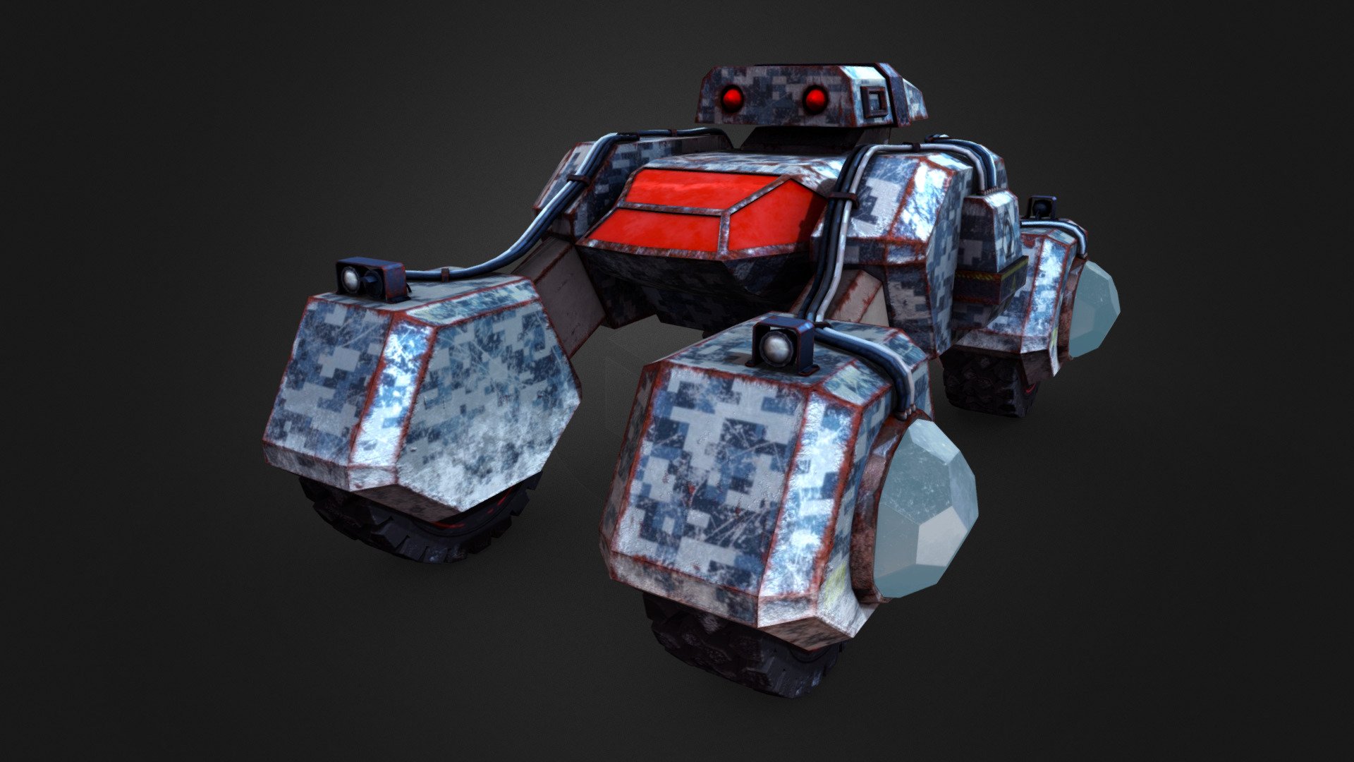 Nod Stealth Tank - Ezekiel's Wheel - 3D model by Vertyces Design ...