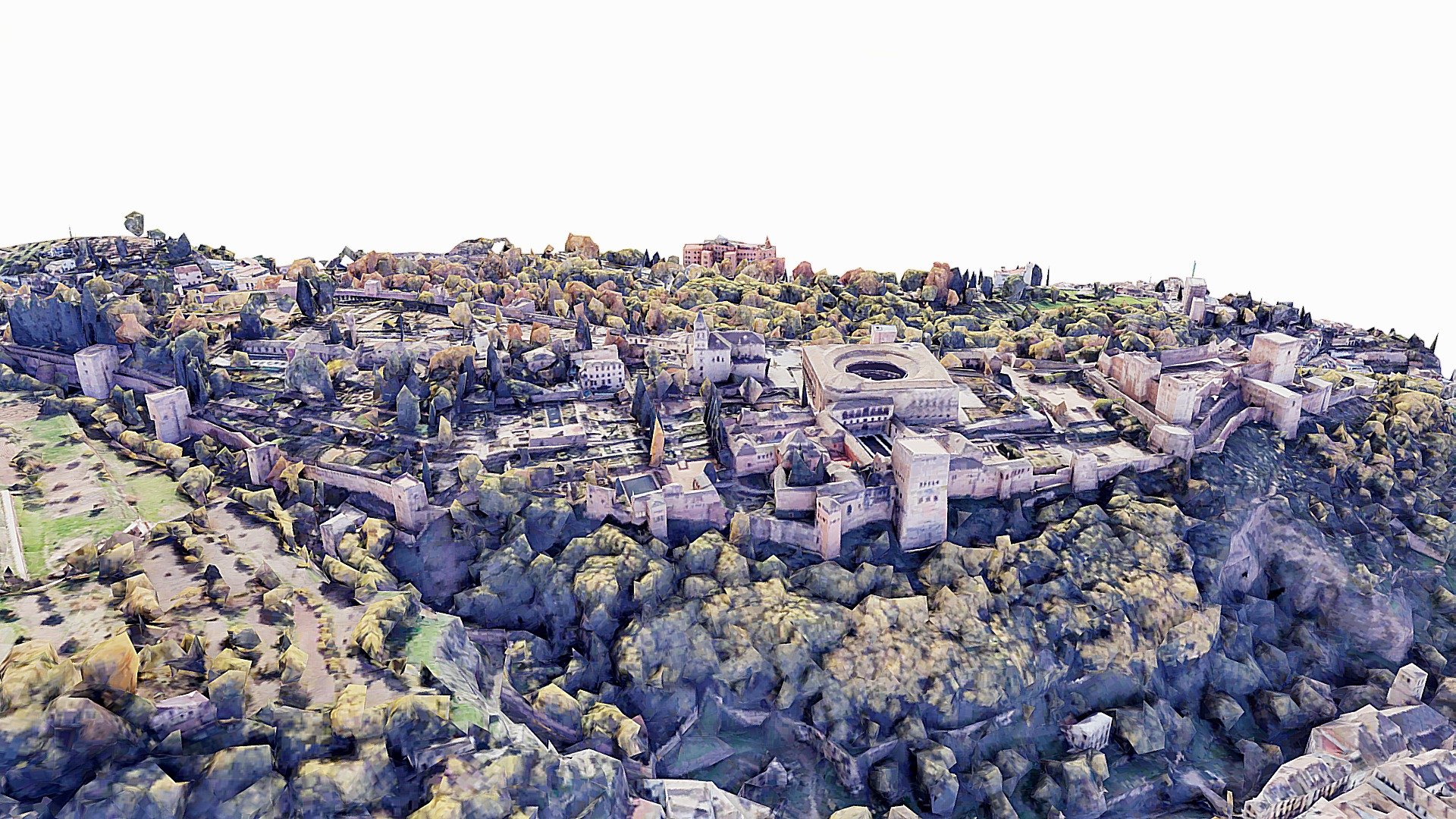 Alhambra,medieval,castle,scan,map,granada - 3D model by SENSIET ...