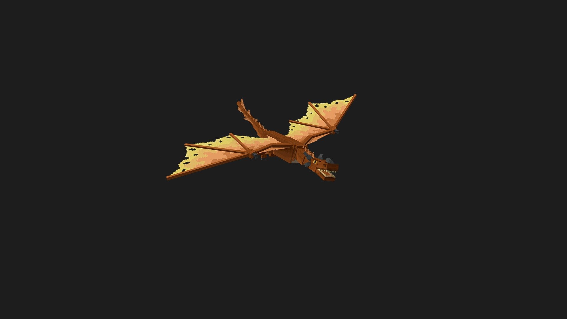 Firedragon (Blockbench) - 3D model by CarlRanger [48c79a4] - Sketchfab