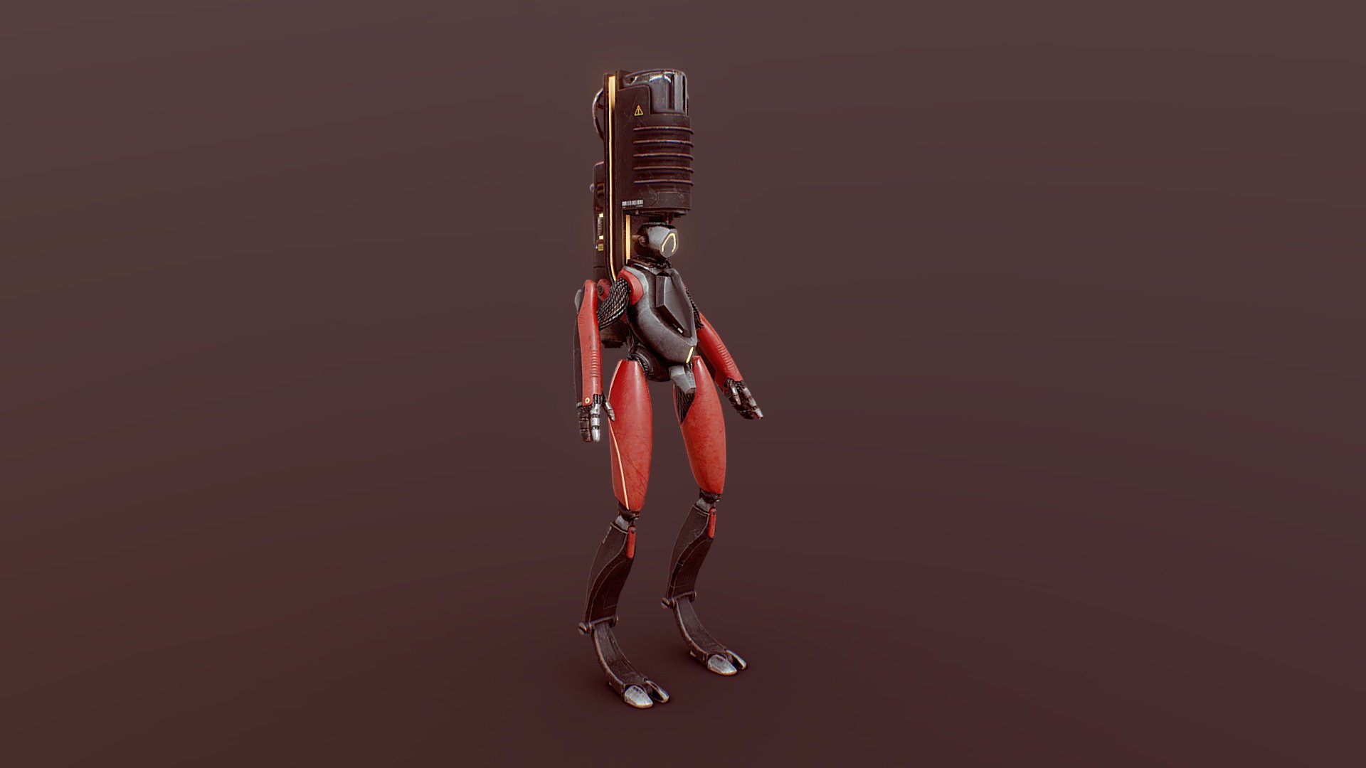 Biped robot enemy - Download Free 3D model by Just8 [48c7e01] - Sketchfab