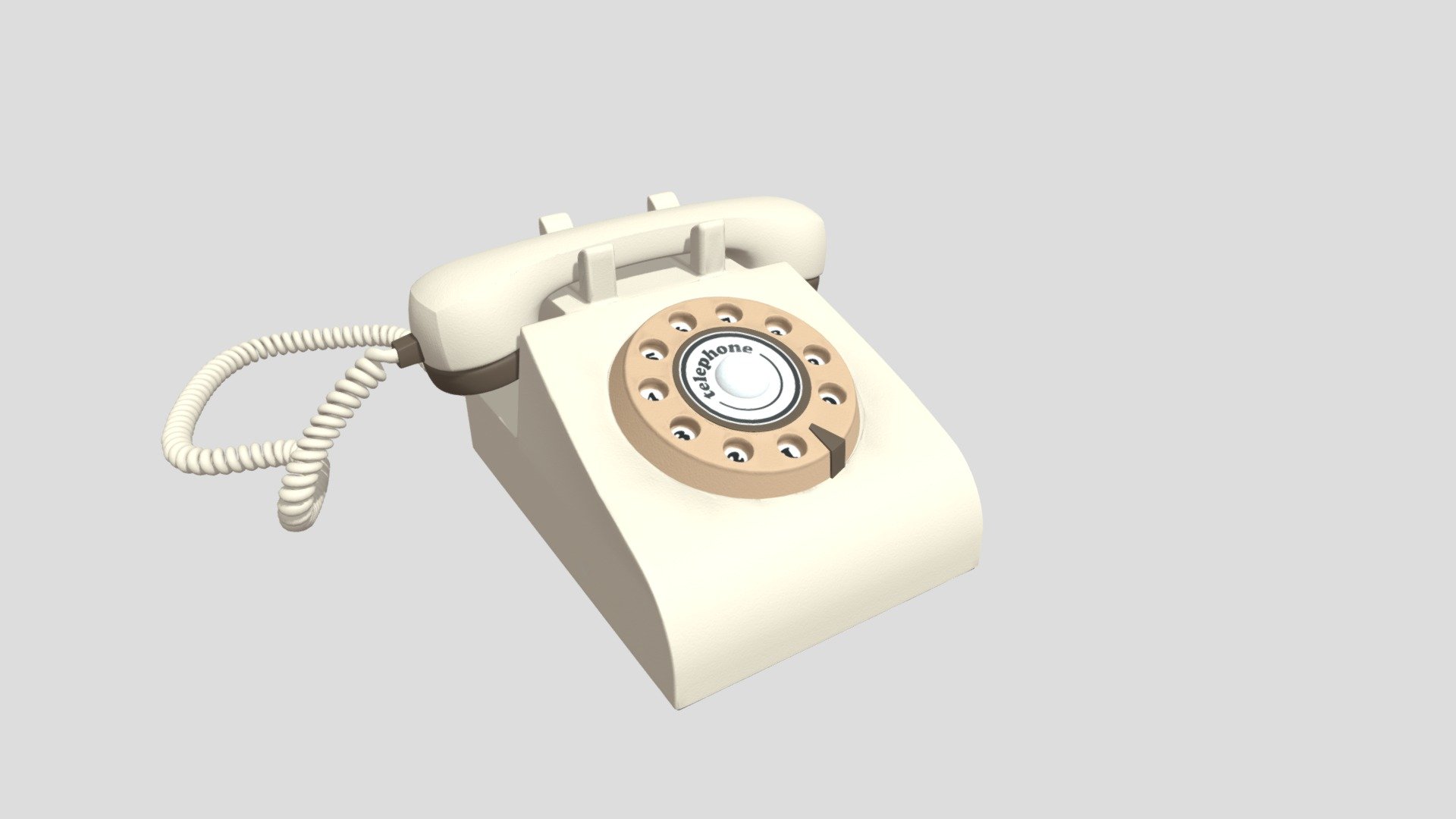 Telephone - Download Free 3D model by Mengue (@mthsmengue) [48c7e5d ...