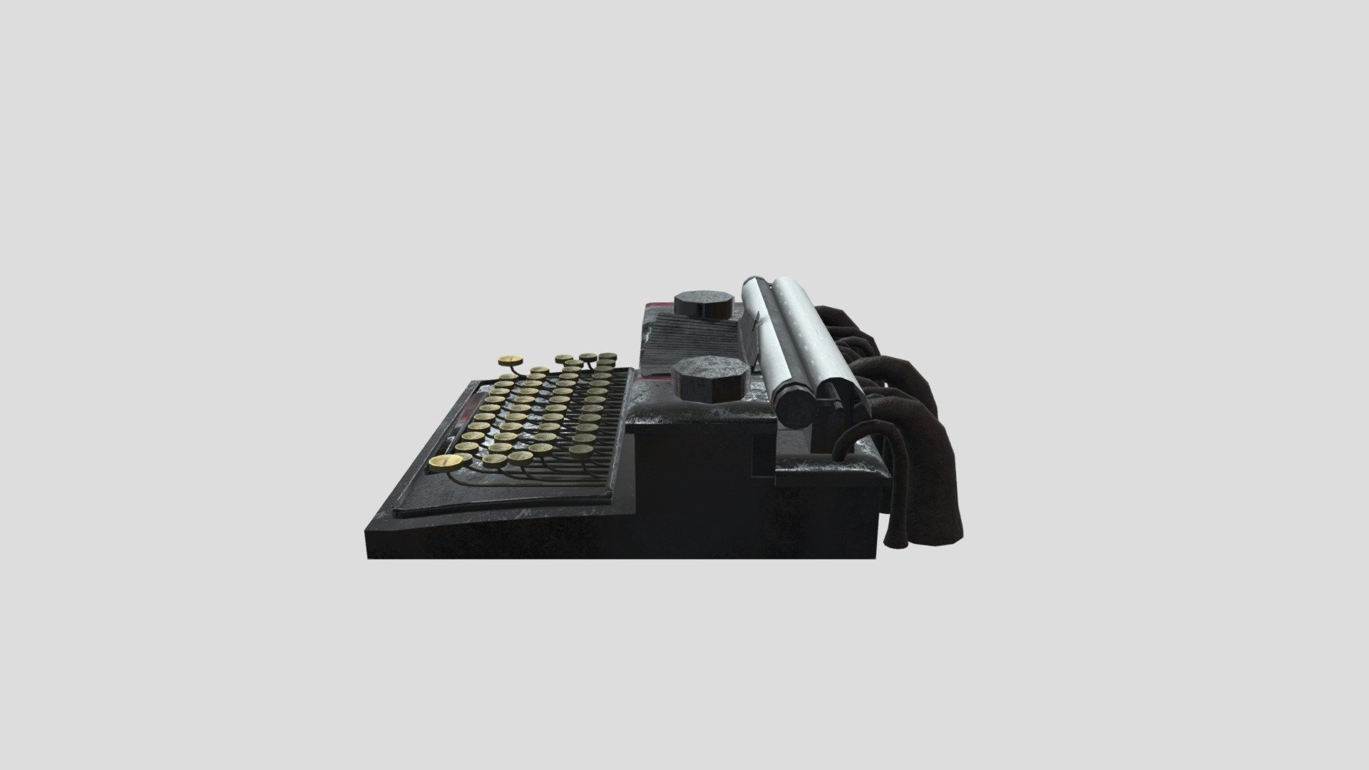 Typewriter - 3D model by fdmadders [48ca655] - Sketchfab