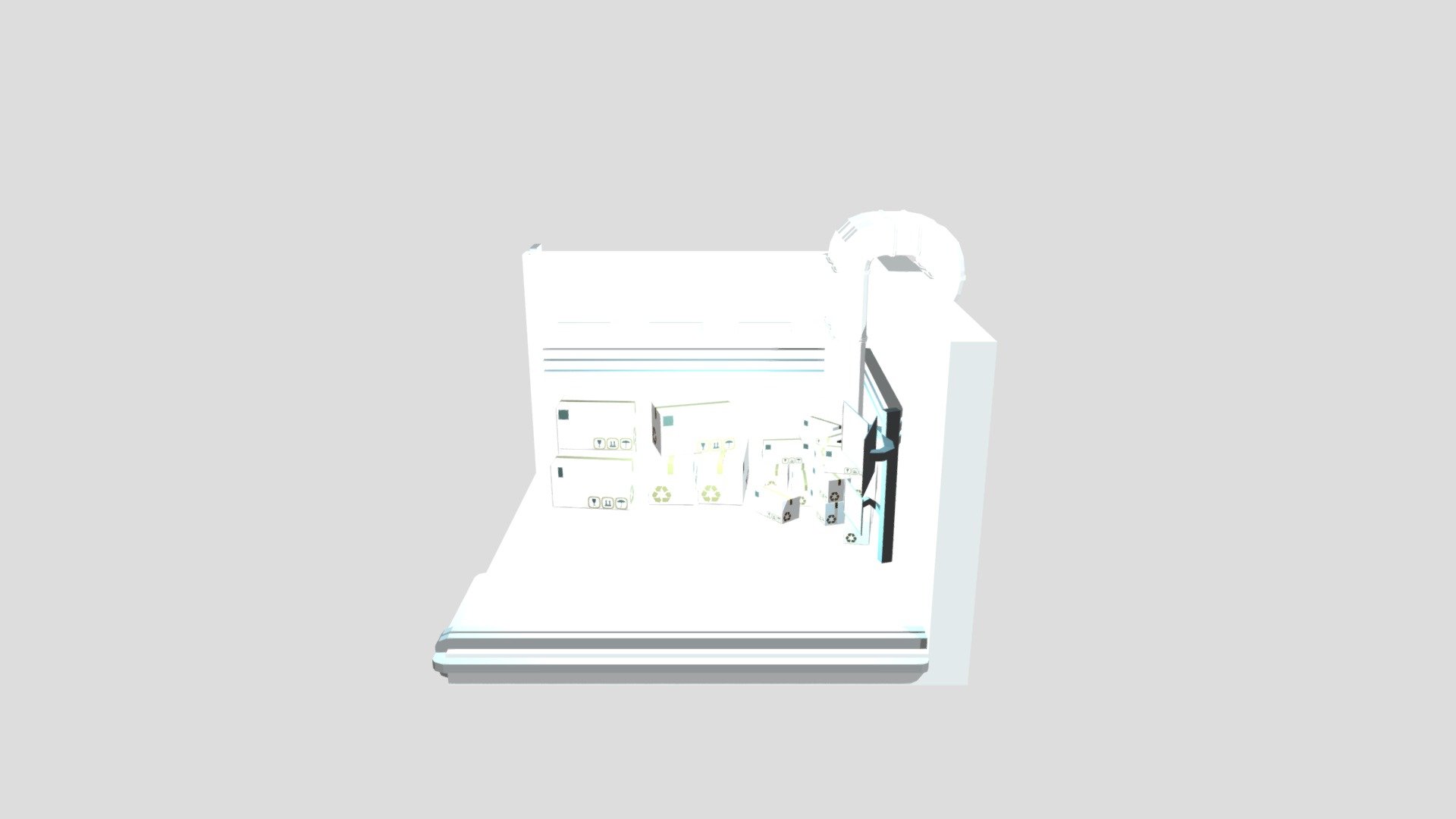 Cyberpunk Storage1 - Download Free 3D model by mike.dolgorukov [48cace9 ...