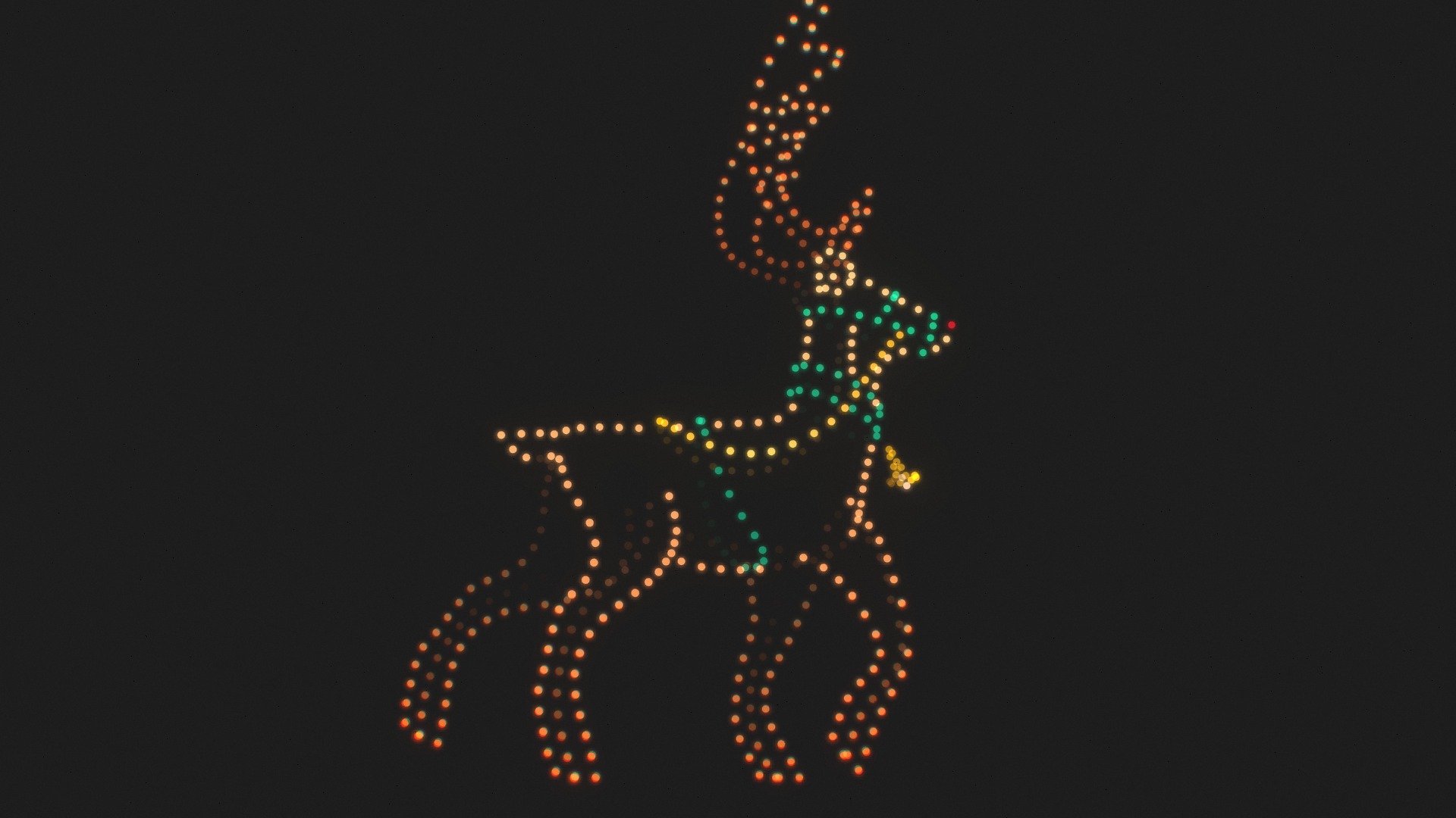 Deer 500 / Drone Light Show Design Animation - Download Free 3D model ...